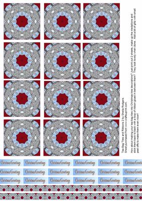 Tea Bag Tiles and Ribbons - CUP32645_66 | Craftsuprint