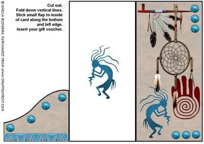 Native American Voucher Card - CUP334399_66 | Craftsuprint