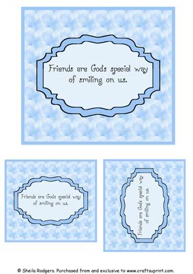 Friendship Toppers 2 - CUP336292_66 | Craftsuprint