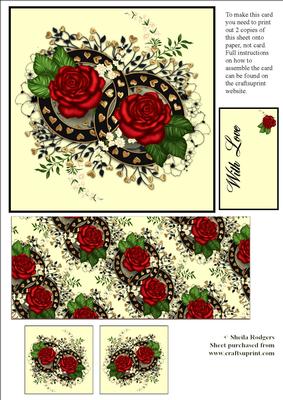 Hearts Entwined - Exploding Card - CUP344901_66 | Craftsuprint