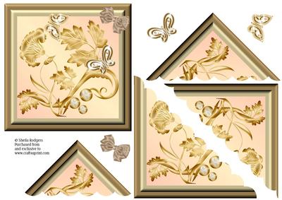 Shell Corners - Golden Nature - CUP369676_66 | Craftsuprint