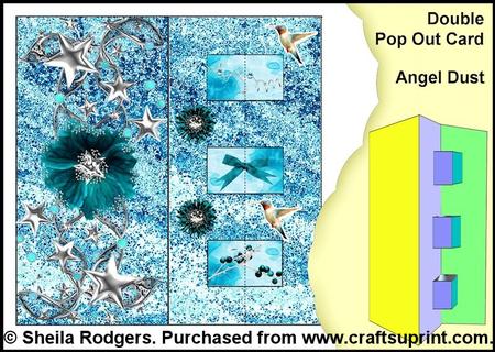 Double Pop Out Card - Angel Dust - CUP388977_66 | Craftsuprint