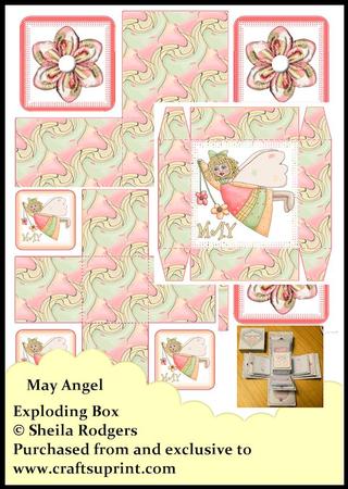 Exploding Box - May Angel - CUP409819_66 | Craftsuprint