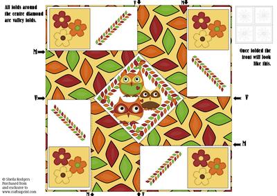 Twist Turn Topper - Owl Trio - CUP413397_66 | Craftsuprint