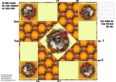 Twist Turn Topper - Wren and Wreath - CUP413612_66 | Craftsuprint