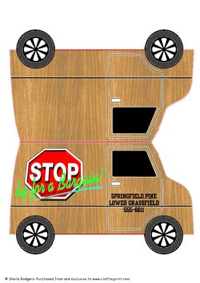 Van Card - Springfield Pine - CUP419759_66 | Craftsuprint