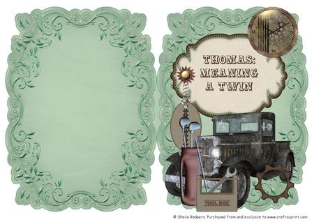 Name & Meaning Card - Thomas - CUP424389_66 | Craftsuprint