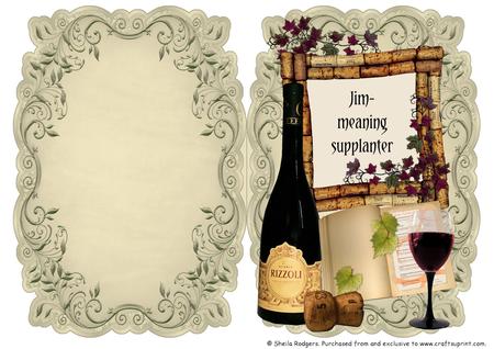 Name & Meaning Card - Jim - CUP427829_66 | Craftsuprint