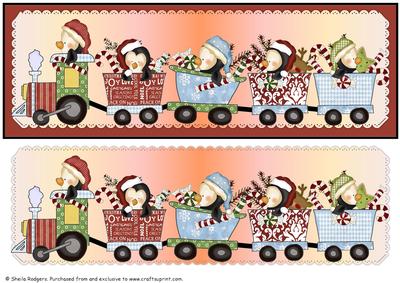 Penguin Train 2 - CUP447348_66 | Craftsuprint