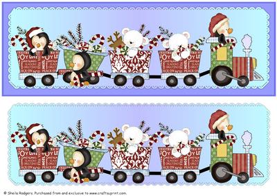 Penguin Train 4 - CUP447351_66 | Craftsuprint