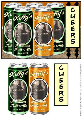Cheers Beer Cans 2 - CUP447853_66 | Craftsuprint