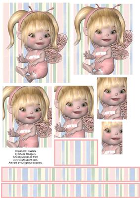 Impish Elf, Pastels - CUP45400_66 | Craftsuprint