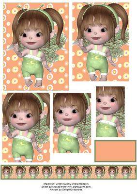 Impish Elf, Green Suit - CUP45404_66 | Craftsuprint