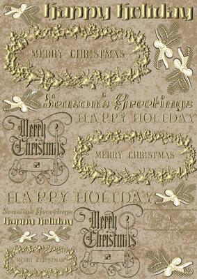 Christmas Text Backing Paper - Grungy - CUP466331_66 | Craftsuprint