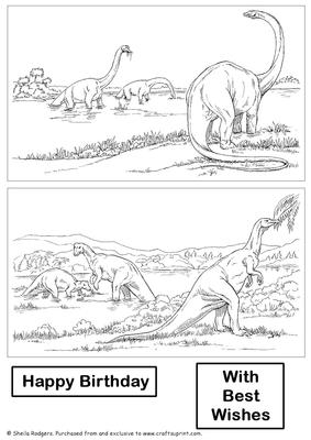 Digi Stamp - Dinosaurs 2 - CUP474141_66 | Craftsuprint