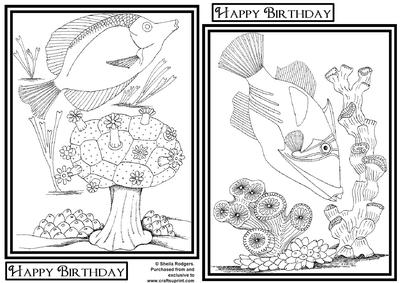 Digi Stamp - Aquatic Life 2 - CUP481768_66 | Craftsuprint