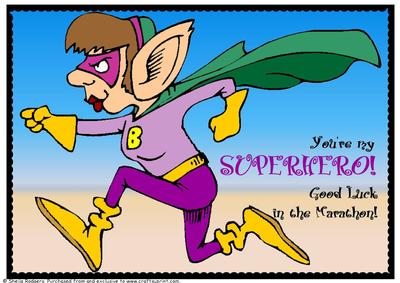 A4 - Good Luck in the Marathon 6 - CUP523361_66 | Craftsuprint