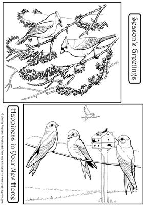 Digital Stamps - Birds 10 - CUP543345_66 | Craftsuprint