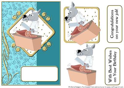 Butcher - Birthday or New Job - CUP546768_66 | Craftsuprint