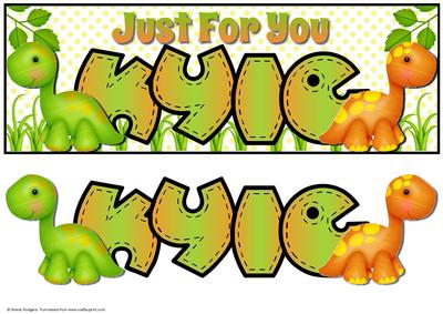 Just for You Dinosaurs - Kyle - CUP566460_66 | Craftsuprint