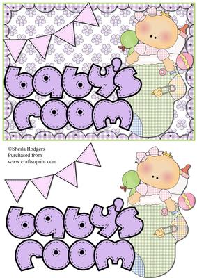 Babys Room Sign 1 - CUP568137_66 | Craftsuprint