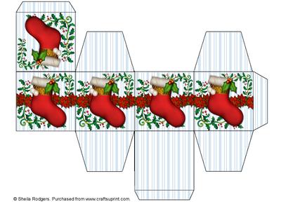 All in One Gift Box - Christmas Stockings - CUP571805_66 | Craftsuprint