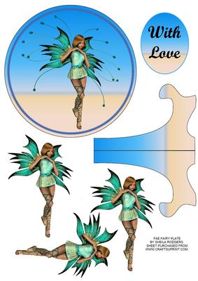 Fae Fairy Plate - CUP64209_66 | Craftsuprint