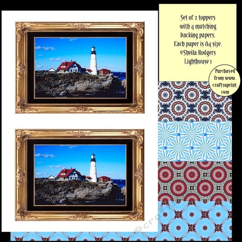 Topper Kit - Lighthouse 1 - CUP714033_66 | Craftsuprint
