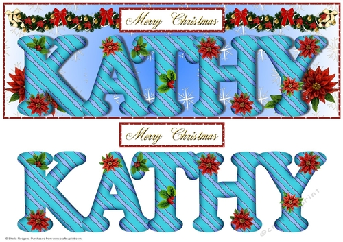 Large DL Poinsettia - KATHY - CUP732740_66 | Craftsuprint
