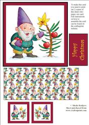Exploding Card - Christmas Gnome - Photo by Margaret McCartney