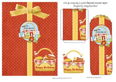 With You Every Day is a Picnic Bookmark Keepsake - CUP361904_1740 ...