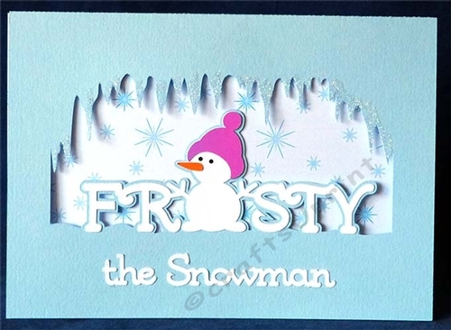 Frosty Snowman Card - CUP1005104_40382 | Craftsuprint