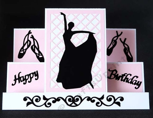 Dancer Step Card - CUP1089655_40382 | Craftsuprint