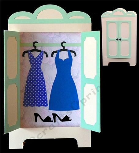 Wardrobe Box Card - CUP1212086_40382 | Craftsuprint