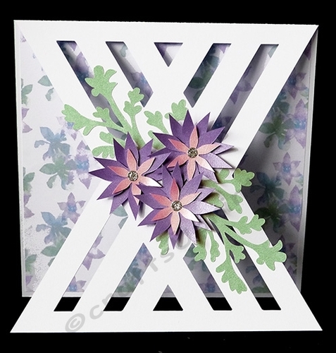 Criss Cross Trellis Card with backing paper - CUP1319494_40382 ...