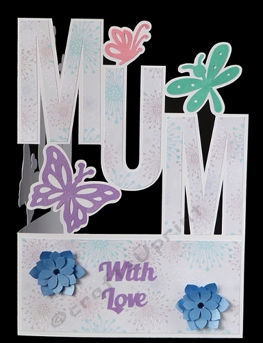 MUM letter Card - CUP1377162_40382 | Craftsuprint