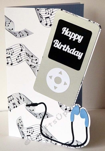 Music Player Card - CUP864494_40382 | Craftsuprint