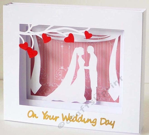 Wedding Shadow Box Card - CUP872474_40382 | Craftsuprint