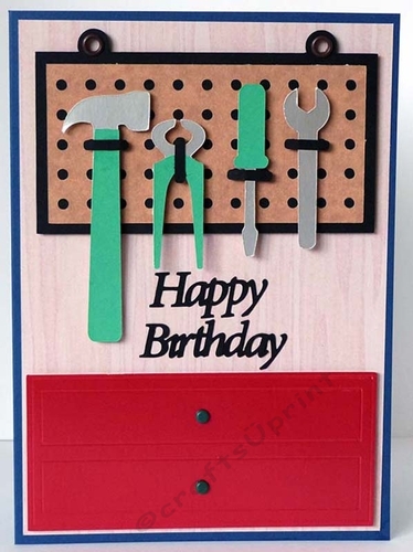 Hanging Tools Card - CUP880547_40382 | Craftsuprint