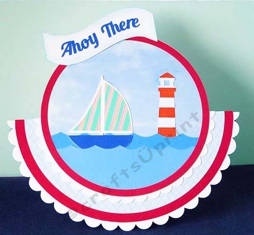 Ahoy There Rocker Card - CUP893937_40382 | Craftsuprint