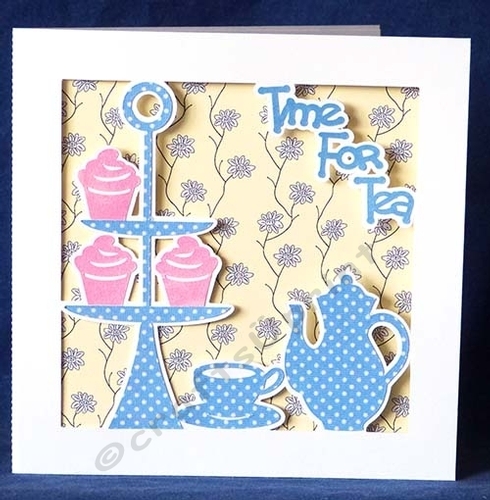 Time For Tea Card - CUP966788_40382 | Craftsuprint