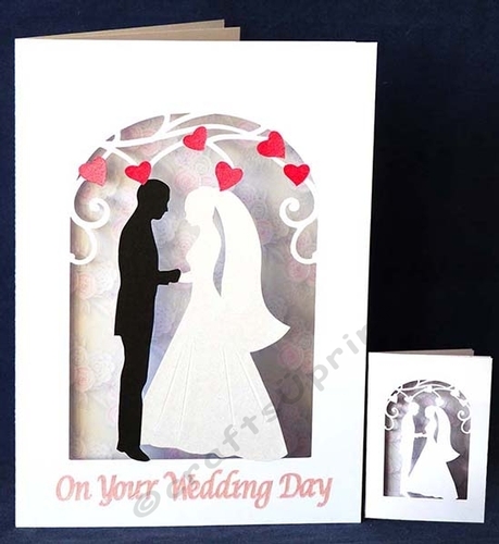 Wedding Arch Card - CUP969645_40382 | Craftsuprint
