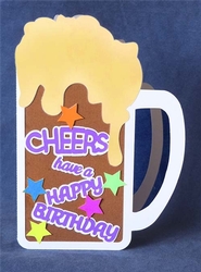 Beer Glass Birthday Card - Photo by Shirley Young