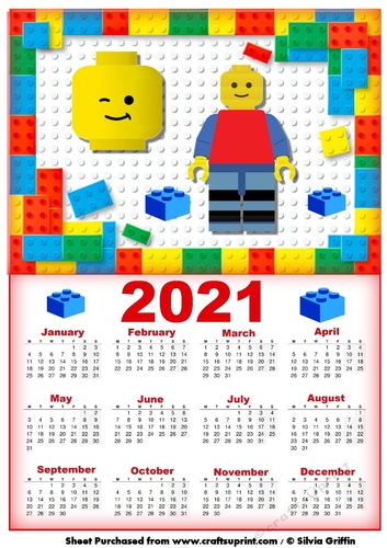 Builing Blocks Calendar 2021 - CUP1081717_262 | Craftsuprint
