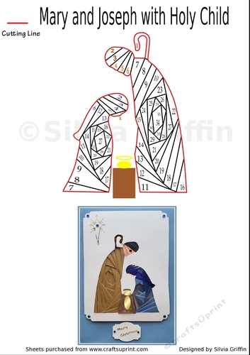 Mary and Joseph with Holy Child - CUP1084203_262 | Craftsuprint