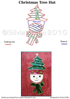 Christmas Tree Hat - CUP113805_262 | Craftsuprint