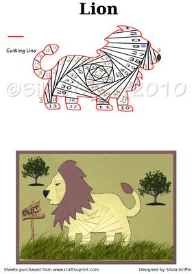 Lion - CUP114239_262 | Craftsuprint