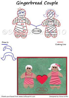 Gingerbread Couple - CUP120934_262 | Craftsuprint