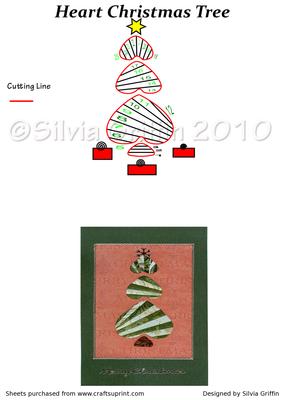 Heart Christmas Tree - CUP143558_262 | Craftsuprint