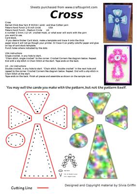 Cross- Crochet Card Pattern - CUP190085_262 | Craftsuprint